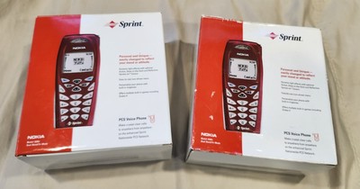 2 Vintage Sprint Nokia 3585i In Original Boxes. Needs Batteries. | eBay
