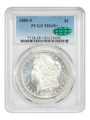 1880-S $1 PCGS/CAC MS68+ - Morgan Dollar | eBay
