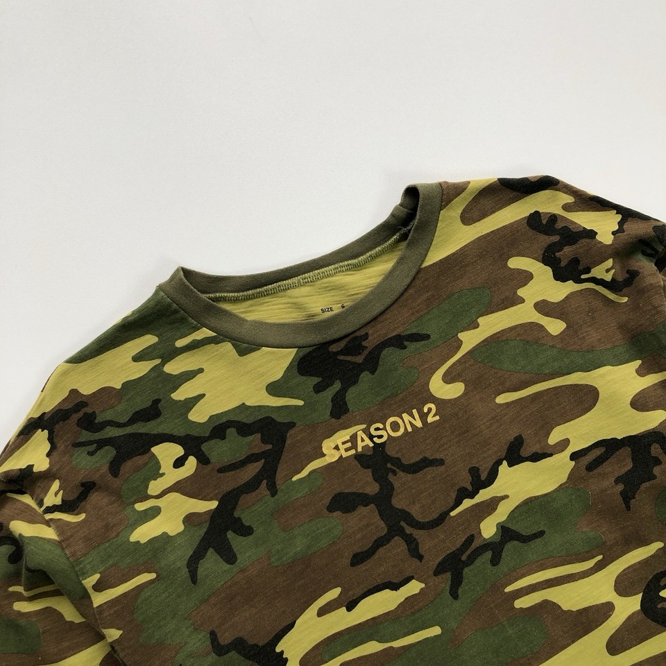 Rothco Yeezy Season 2 Kanye West 2015 Long Sleeve Camo Men’s Size S ...