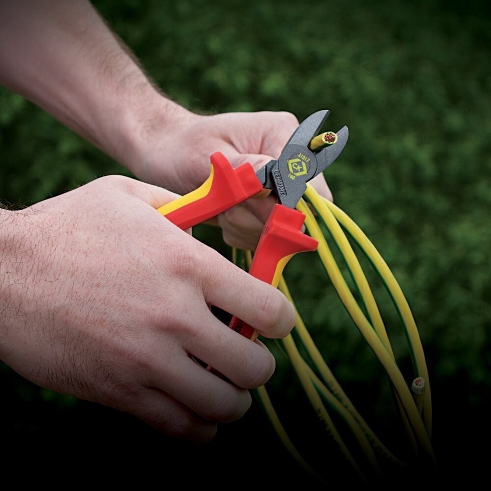 CK 180mm 7" SIDE CUTTER Redline VDE Wire/Cable Diagonal Shear/Plier ...