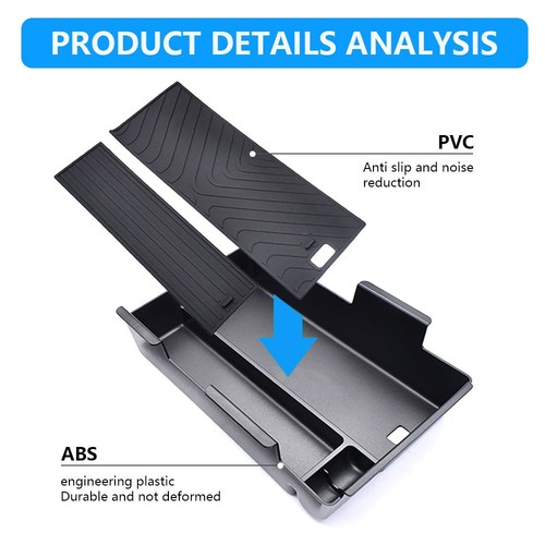 Custom For 2024-2025 Acura ZDX Center Console Armrest Storage Box ...