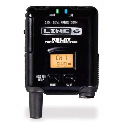 Line 6 14-channel bodypack transmitter V75-BP with 2.4 GHz TA4M input ...