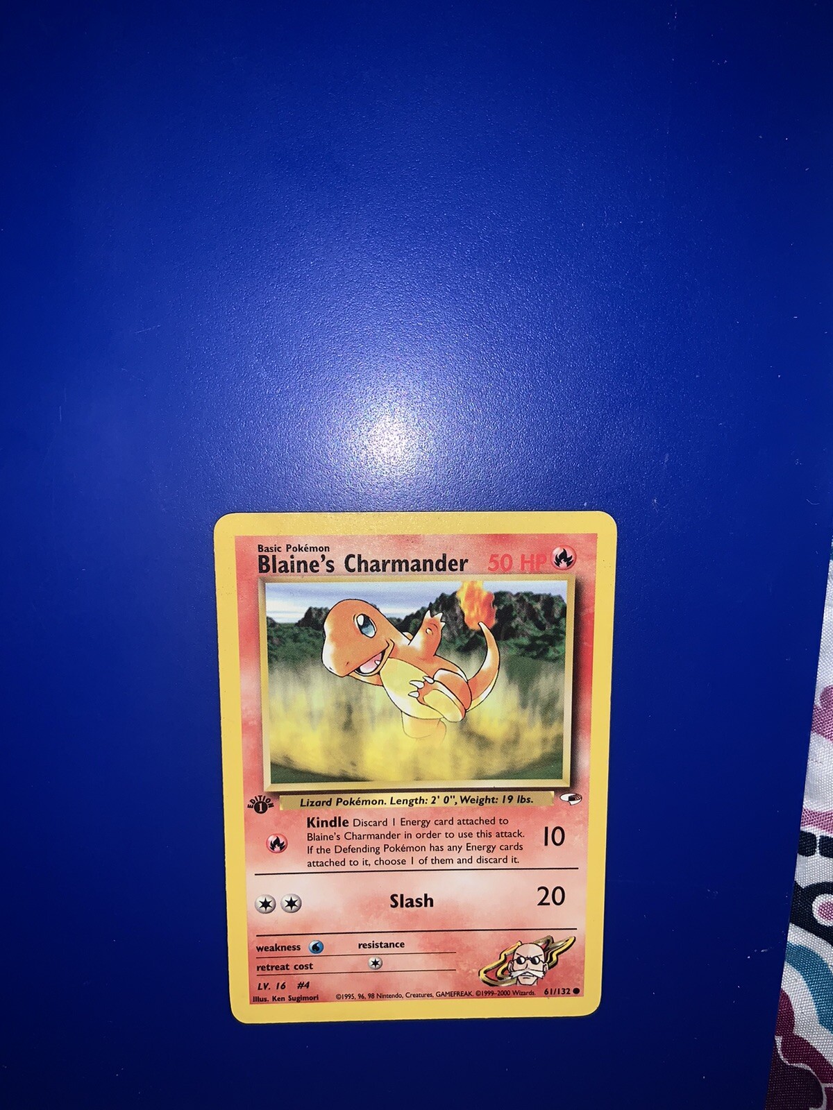 Pokémon TCG Blaine's Charmander Gym Heroes 61/132 Regular 1st Edition ...
