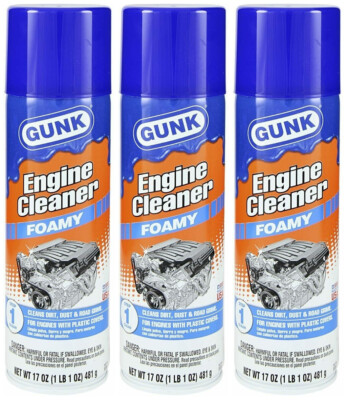 Gunk FEB1 Foamy Engine Brite Engine Cleaner 17oz, 3 Pack | eBay