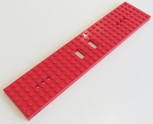 LEGO Zug / Train - Grundplatte / Base Plate 6 x 28, rot # 4093a | eBay.de