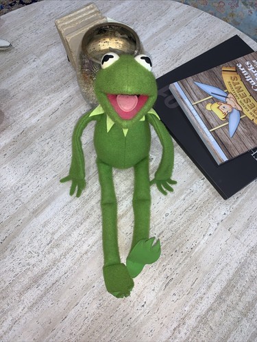 Vintage KERMIT THEE FROG HERE #850 Jim Henson Muppet Plush Toy Fisher ...