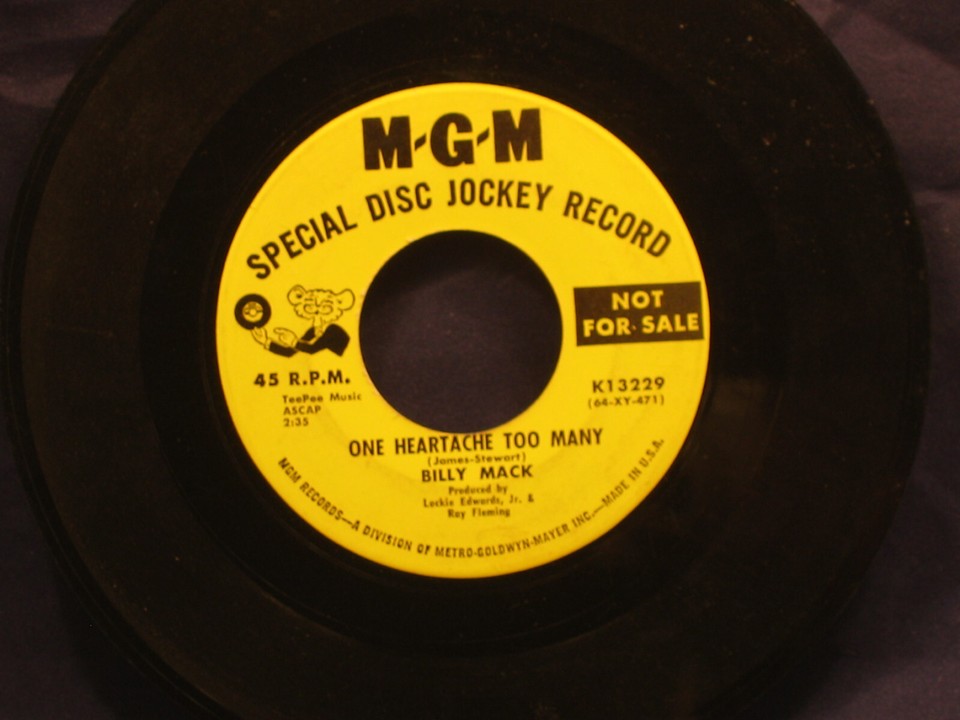 BILLY MACK "Love Me Now (No Not Later)" 45rpm 1964 MGM K13229 PROMO | eBay