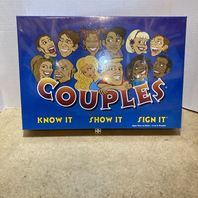 Couples - Know It Show It Sign It Board Game - SEALED NEW IN BOX ...