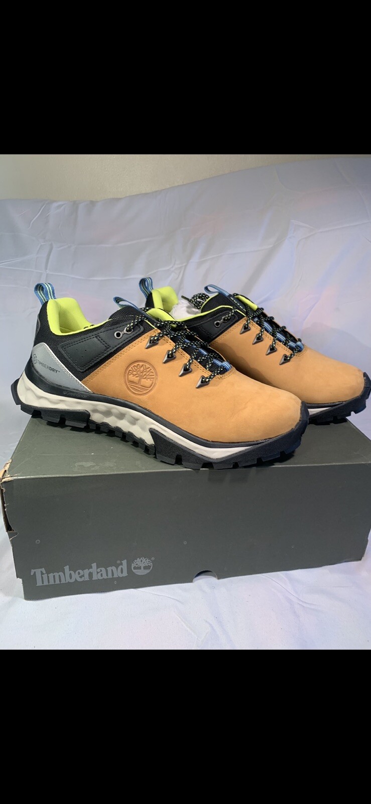 TIMBERLAND SOLAR RIDGE WP L/F HIKER WHEAT NUBUCK US 10M/M MEN'S/HOMMES ...