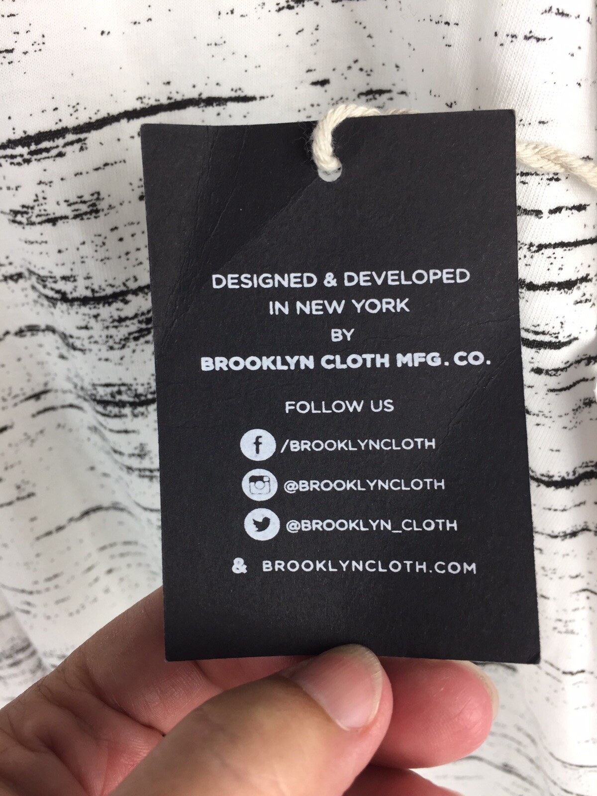 Brooklyn Cloth Co T Shirt White Black Soft Designer New York Short ...