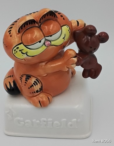 VINTAGE GARFIELD & POOKY MUSIC BOX- 1981 ENESCO, JAPAN | eBay