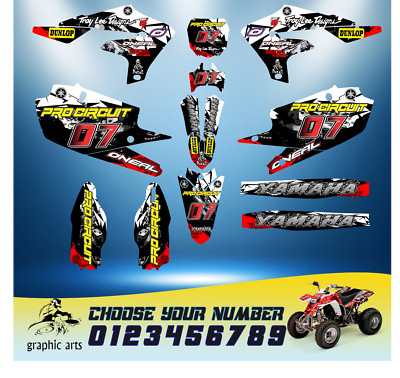 GRAPHICS KIT DECALS DECO DECOR 2014-2017 YAMAHA YZ450F 2016 2015 | eBay