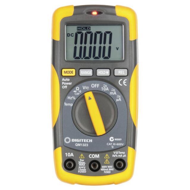 DigiTech QM1323 Multimeter - Grey/Yellow for sale online | eBay