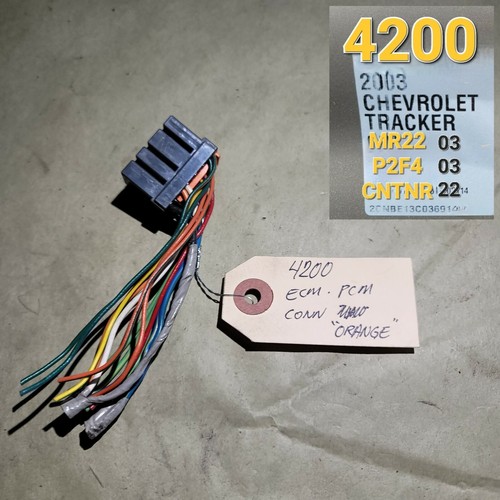 ⭐⭐OEM 1999-2004 CHEVROLET TRACKER ECM PCM CONNECTOR ORANGE⭐⭐ | eBay