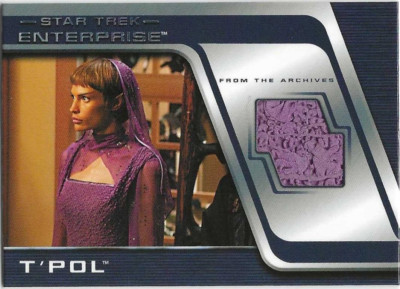 Star Trek Enterprise Season Four - T'Pol - Costume Relic - C4 | eBay