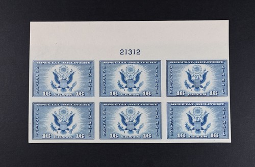 USA Scott # 771 Imperf Plate Block of 6 VF MNG as Issued US Stamps Cat ...