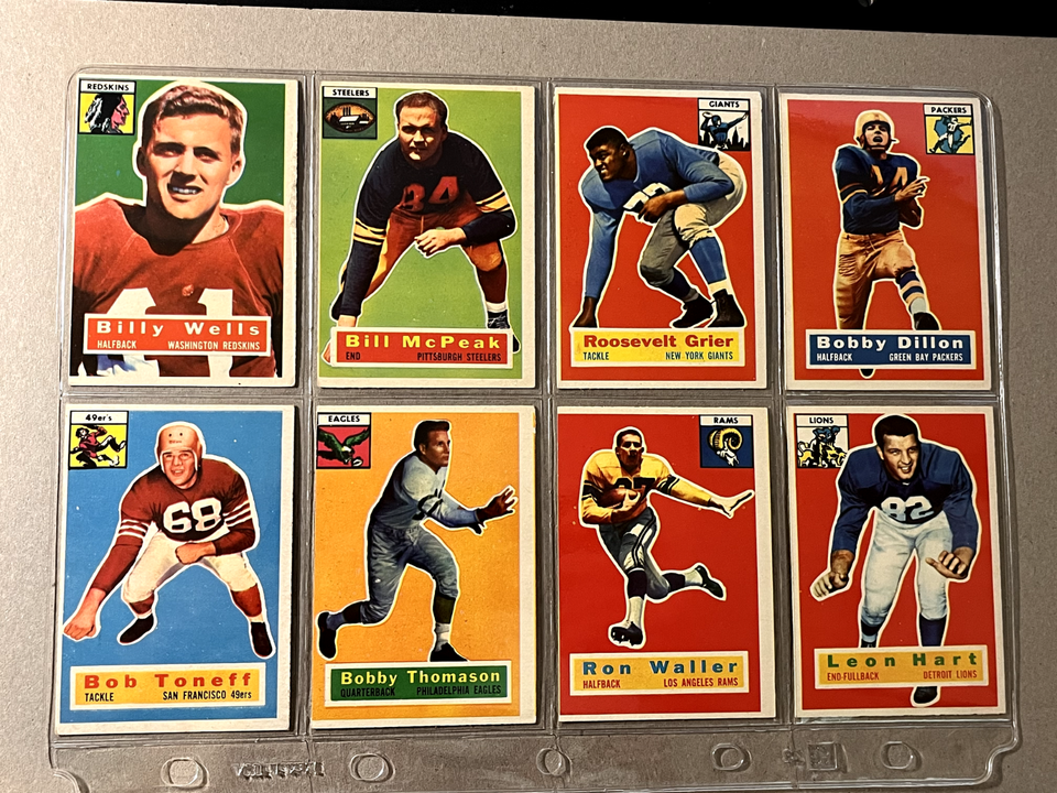 1956 Topps Football Complete Set of 120 cards plus Unmarked Checklist ...