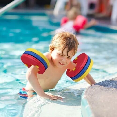 6PCS Kids Arm Float Discs Swimming Arm Bands Detachable Pool EVA Foam ...