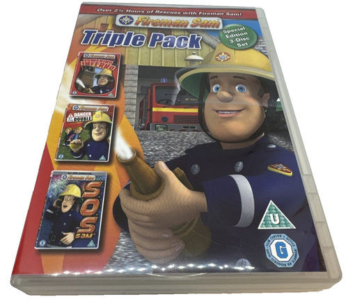 Fireman Sam Triple pack Towering Inferno + Danger By The Double + S.O.S ...