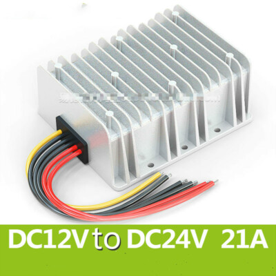 High Power 12V To 24V 500W 21A DC Power Step-Up Module 12V Up 24V ...