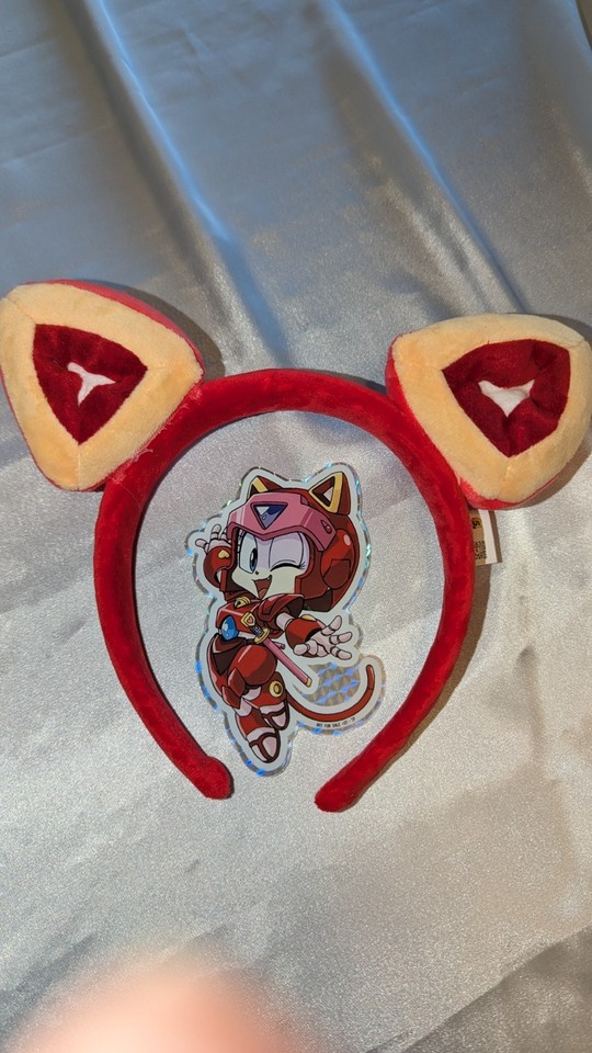 Samurai Pizza Cats TGS 2025 Cat Ears Headband Stickers Complete Set! | eBay