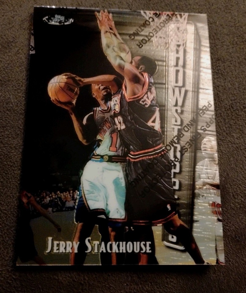 1997-98 Topps Finest Uncommon Showstoppers Silver Jerry Stackhouse #284 Insert | eBay