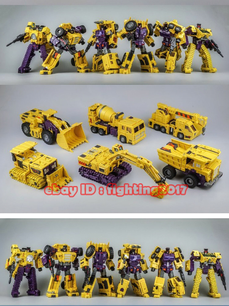 Toyworld Transformers Constructor Devastator TW-C07B Set of 6 Figure | eBay