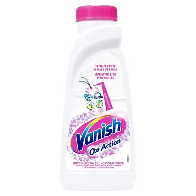Vanish Oxi Action Liquid White 0,5L Détachant Gel Détergent Nettoyant ...