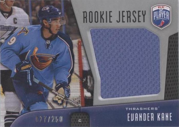 2009-10 Upper Deck Be a Player - Rookie Jersey Evander Kane #RJ-EK /250 ...