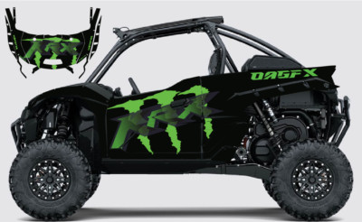 2019 - 2023 Kawasaki Teryx KRX 1000 Graphic Kit - Pro Edition DMon-2 ...