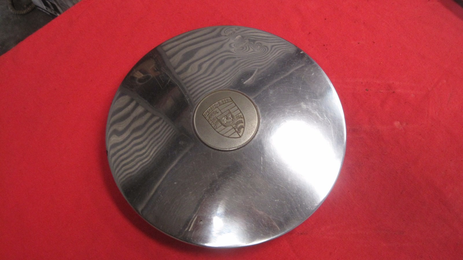 PORSCHE Wheel Hubcaps 356-911-912 With Crests GERMAN ORIGINAL GENUINE ...