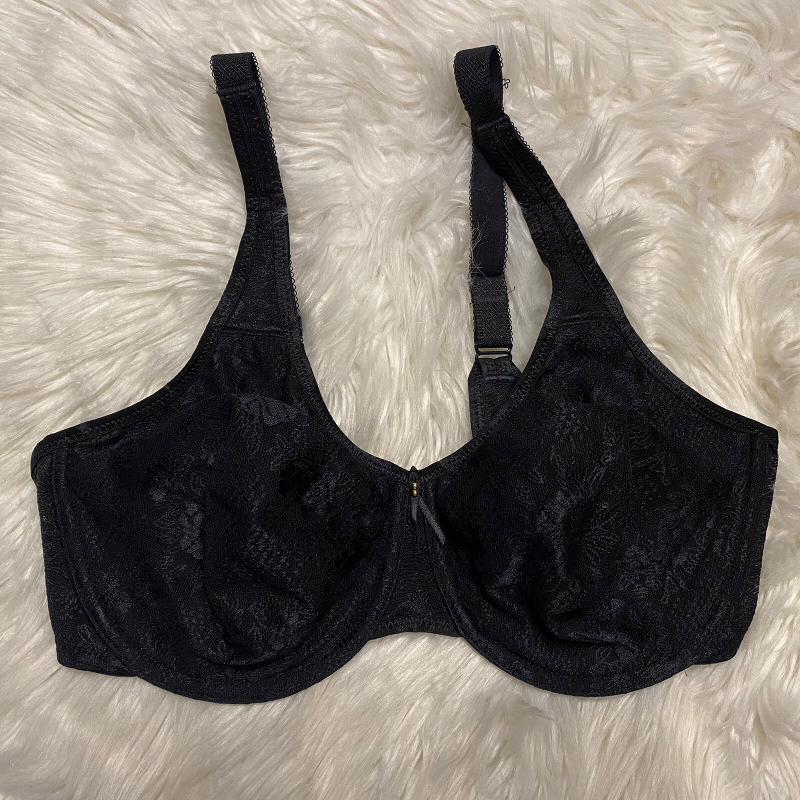 Wacoal 34DD Bra Black Clear and Classic Full Coverage… - Gem