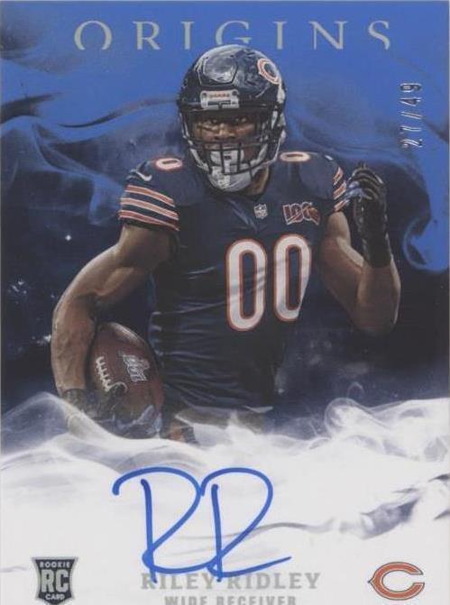 2019 Panini Origins - Rookie Autographs Riley Ridley #RA-RR Blue /49 ...