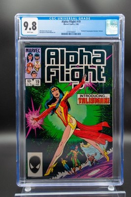 Alpha Flight #19 CGC 9.8 WP First Appearance of Talisman Marvel 1985 ...