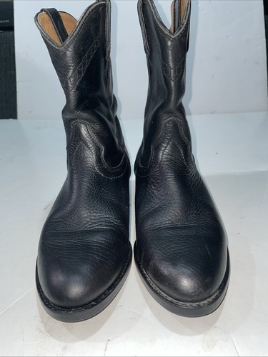 ARIAT Men's Black Heritage Roper Western Full Grain Leather Cowboy ...