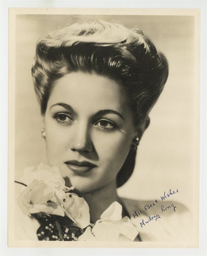 Audrey Long 1945 Character Actress Hand Signed Dbl Wt 8x10 Portrait ...