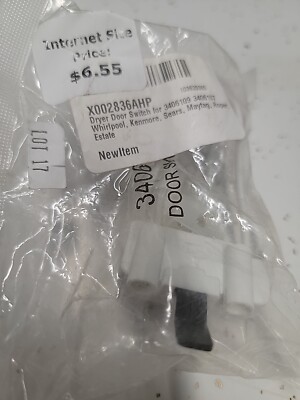 Dryer Door Switch for 3406109 3406107 Whirlpool Kenmore Sear Maytag | eBay