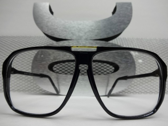 OVERSIZED CLASSIC VINTAGE RETRO Style NERD SMART EYE GLASSES Large ...