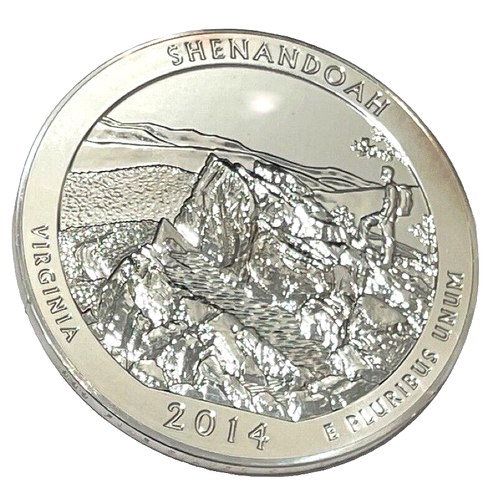 2014 ATB 5 oz Silver Shenandoah National America The Beautiful Virginia ...