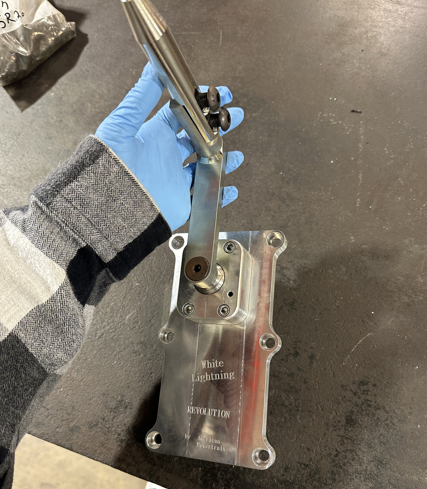 American Powertrain White Lightning Street Rod Edition Shifter Tremec ...