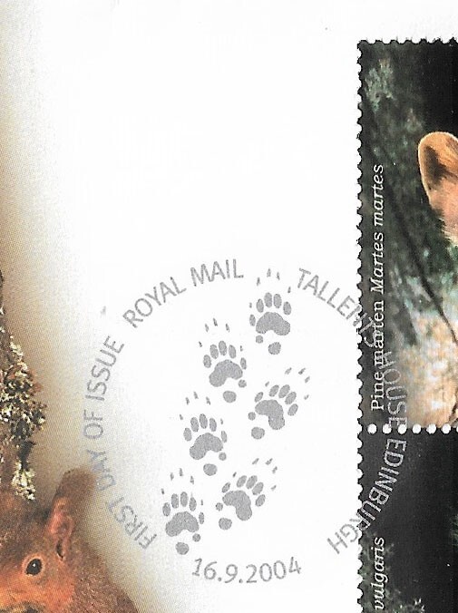 2004 Woodland Animals 1st class stamp First Day Cover Tallents House ...