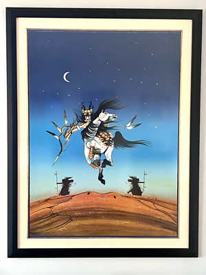 Rance Hood Painting "Crazy Dog Song" Limited Edition Serigraph Artist ...
