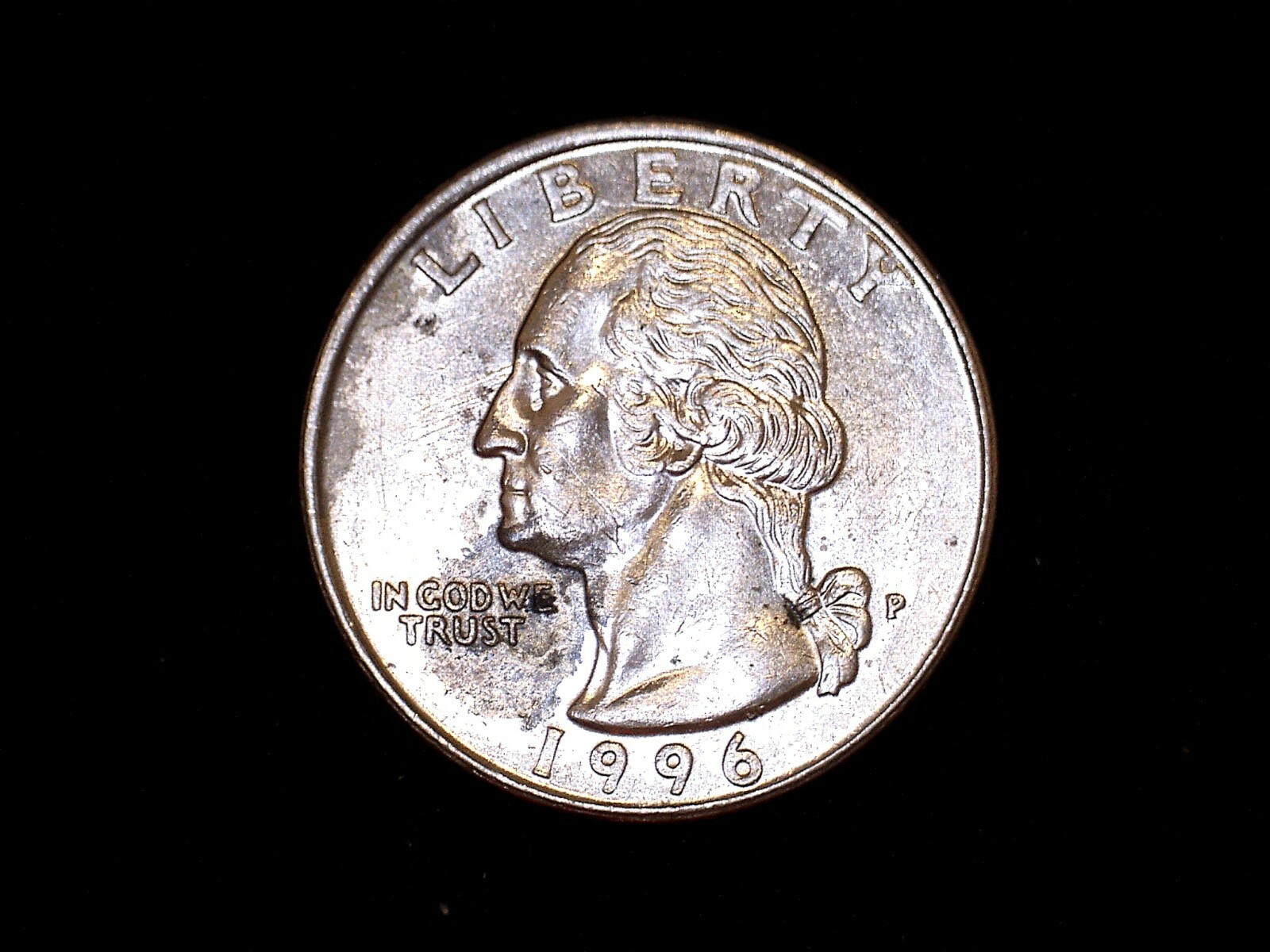 1996 P Washington Quarter, Rare Finger Feeder Damage, US Error Coin | eBay
