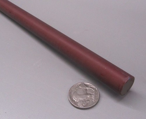 Phenolic Micarta XX Paper Rods .500" (1/2") Dia x 48" Long, 4 Units | eBay