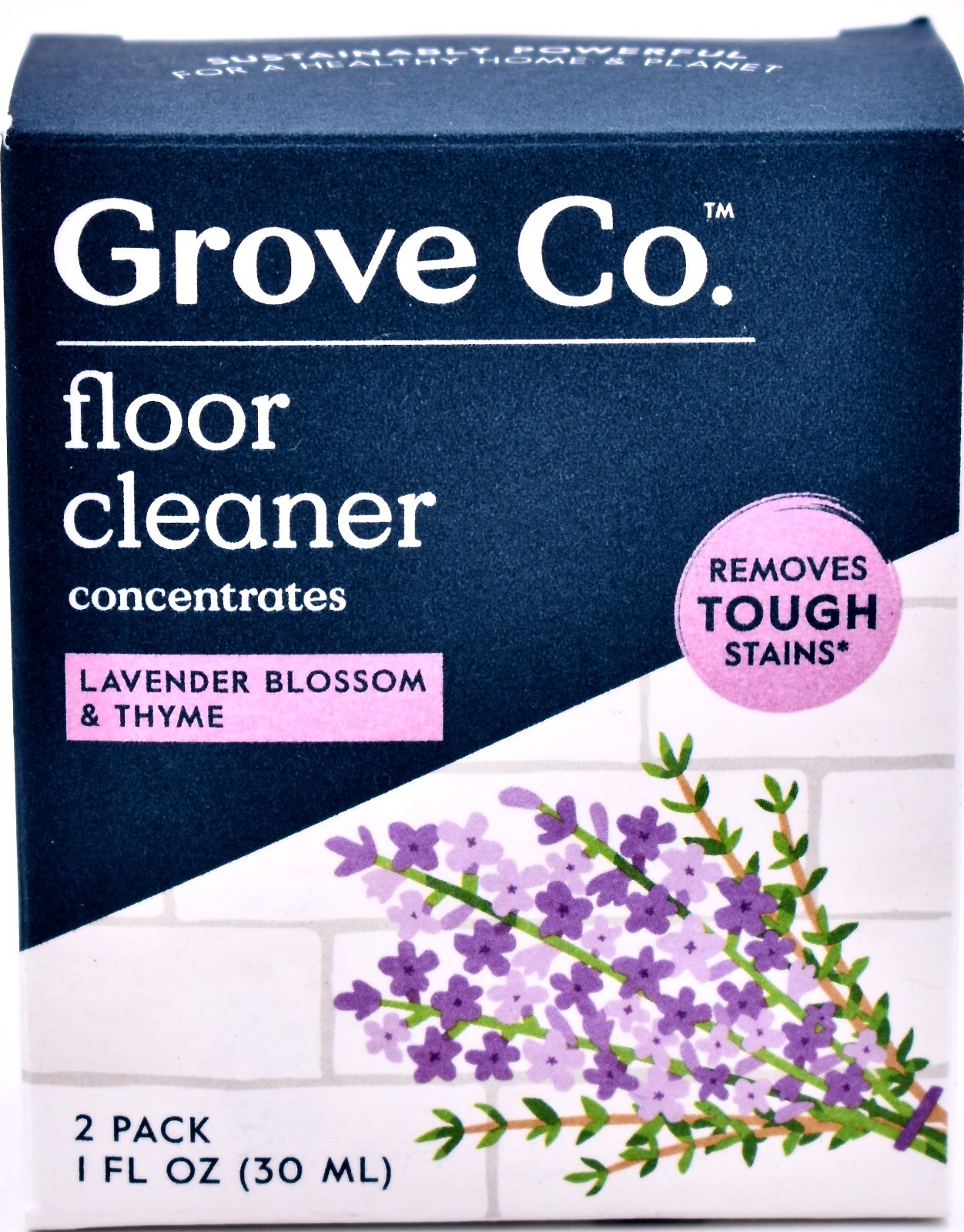 Grove Co.Floor Cleaner Concentrates,Lavender Blossom & Thyme,2Pk. 1 Fl ...