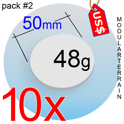 10x 2mm Clear Acrylic 50mm Round Base Warhammer 40K Age Of Sigmar AOS ...