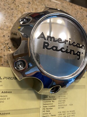 Brand New American Racing AR890 Chrome Center Hub Cap 6x5.5 890 Bolt-On ...