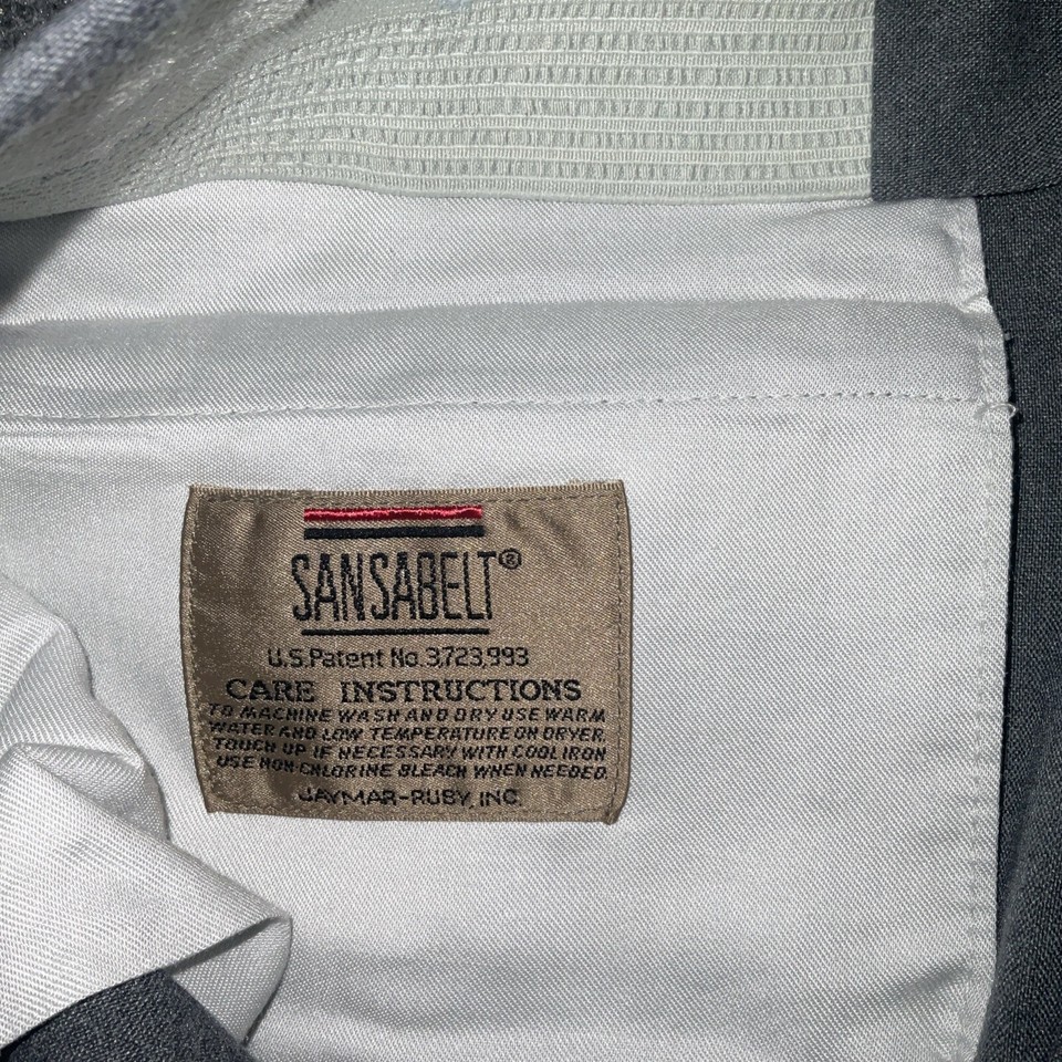 Sansabelt Pants Mens Size Gray Dress Slacks Business Pleated | eBay