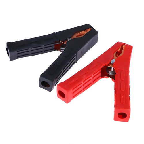 2pcs 200A Crocodile Alligator Clips Car Battery Insulated Clip Clamp ...