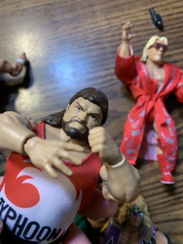 WWE Mattel Superstars Wrestling Figure Lot Legend Flashback WWF 8 Total ...